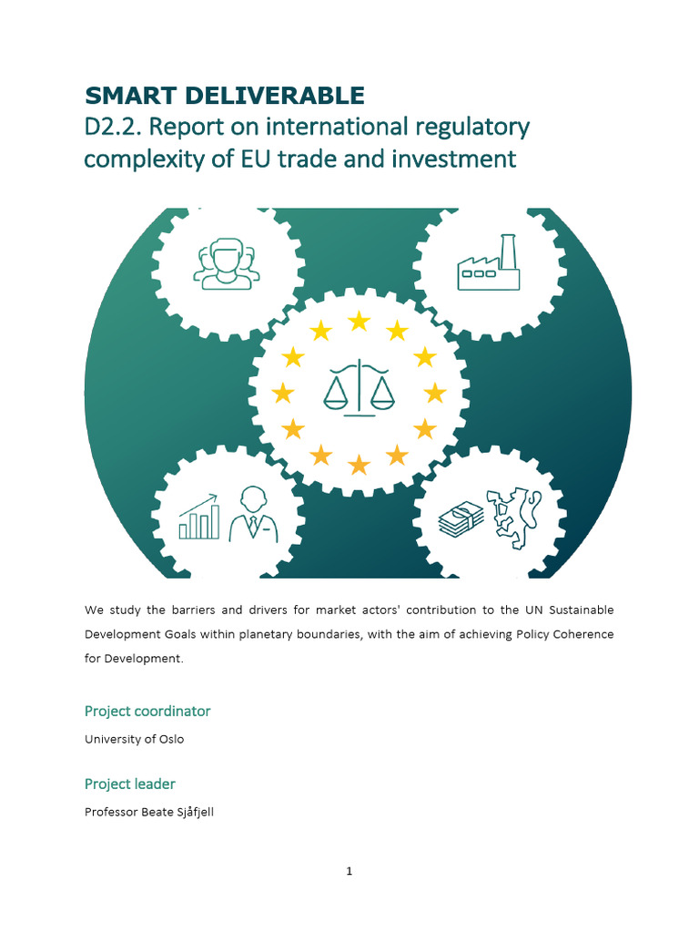 d2.2 Smart Report On International Complexity | PDF