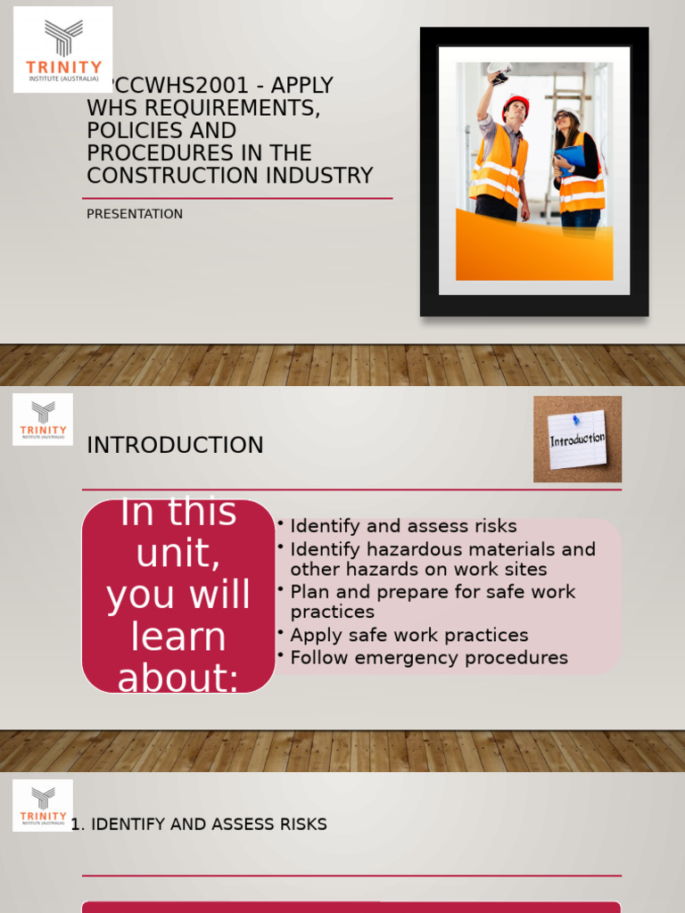 CPCCWHS2001 Presentation | PDF