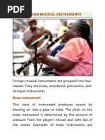 Musical Instruments List PDF | PDF | Musical Instruments | Woodwind ...