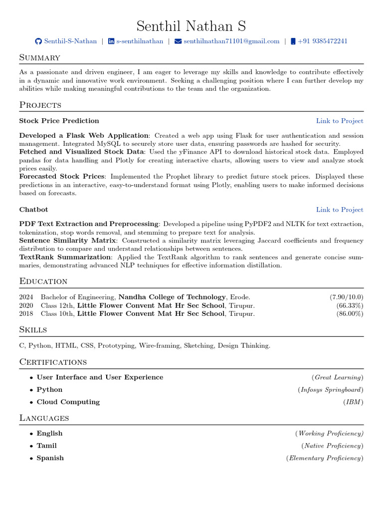Senthilnathan 1 | PDF