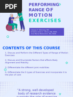 Active Range of Motion Exercises | PDF | Anatomical Terms Of Motion ...