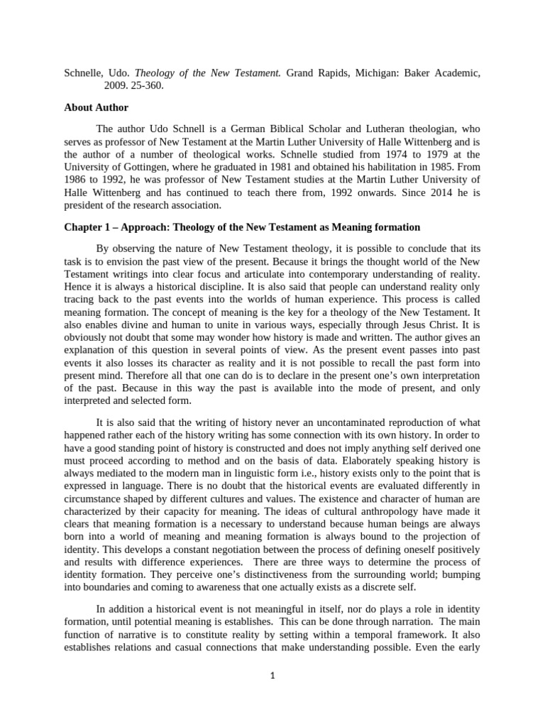 NT Book Review | PDF