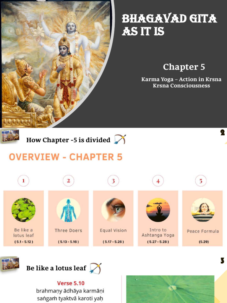 Gita Chap5 | PDF