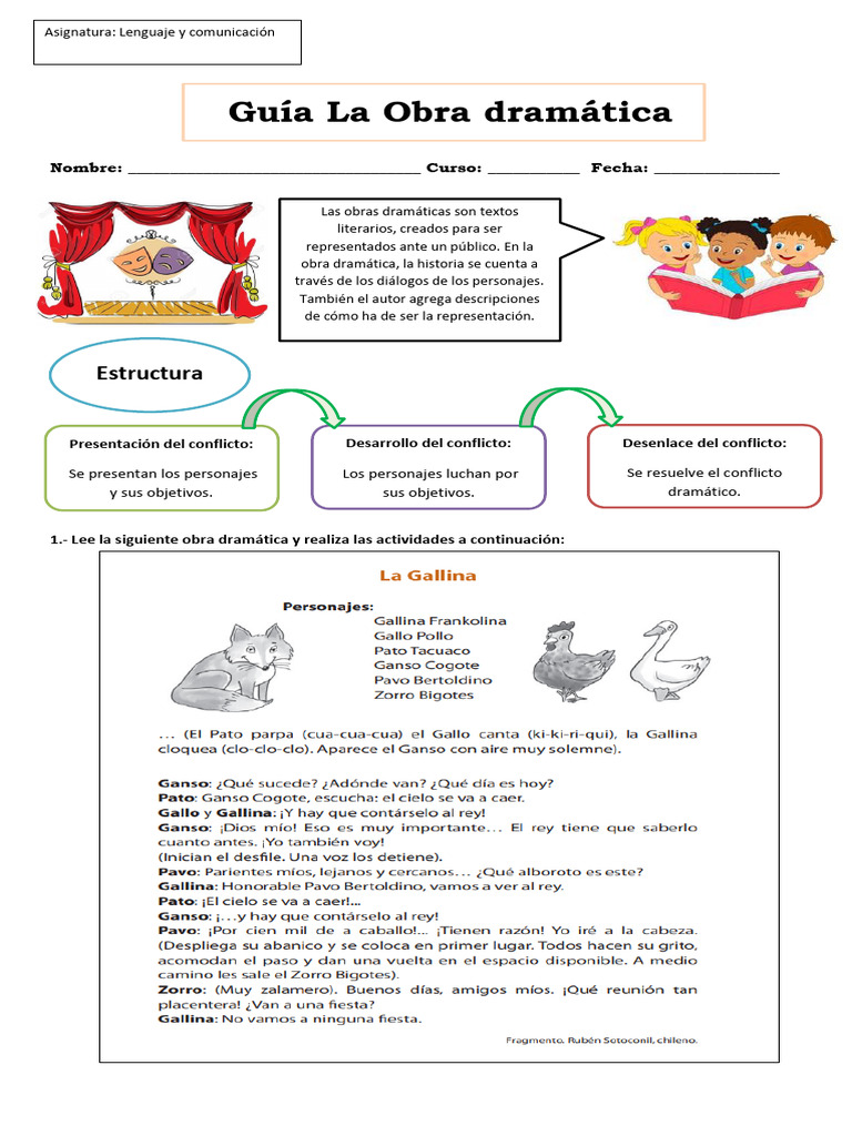 Guía Obra Dramatica Pdf