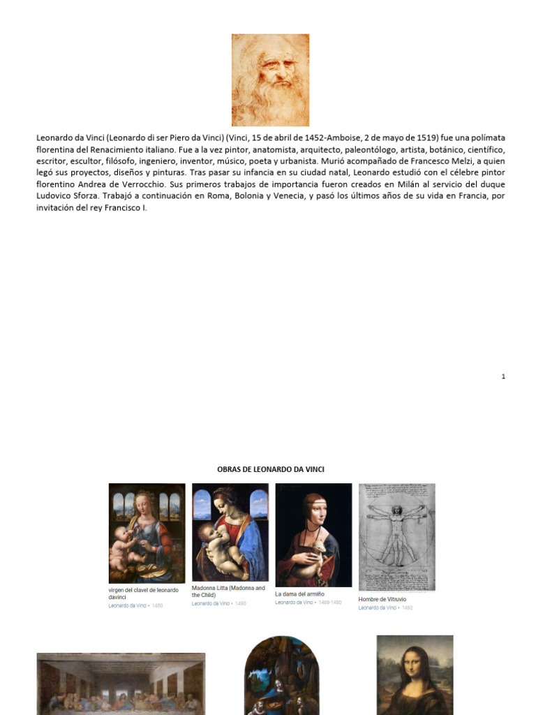Leonardo Da Vinci | PDF
