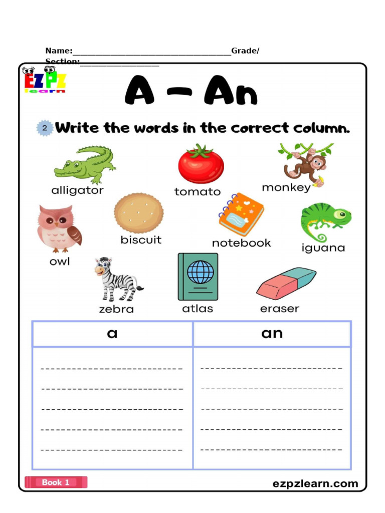 G2 w3 Worksheets | PDF