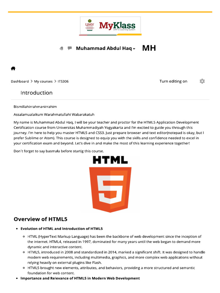 HTML 5 | PDF
