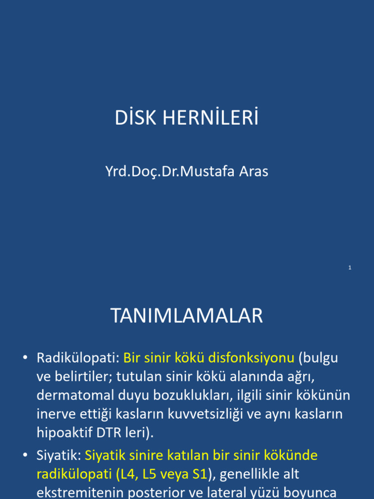 DİSK HERNİLERİ2 | PDF