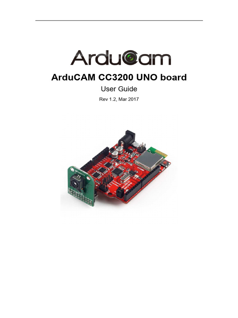 ArduCAM CC3200 UNO DS | PDF