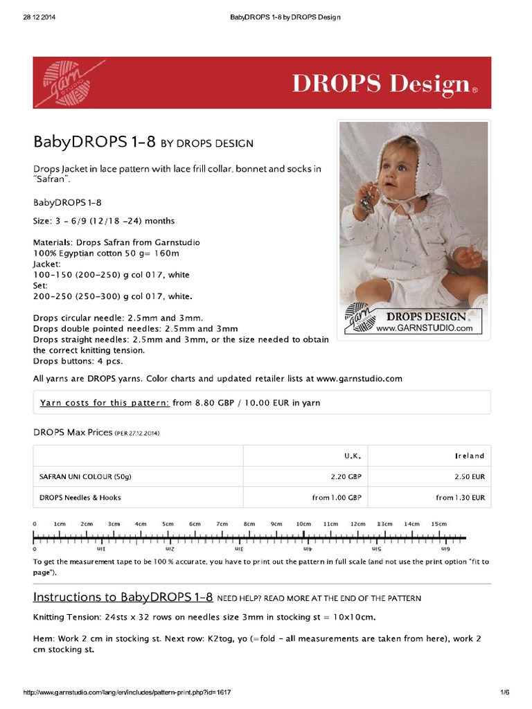 BabyDROPS 1-8 by DROPS Design | PDF