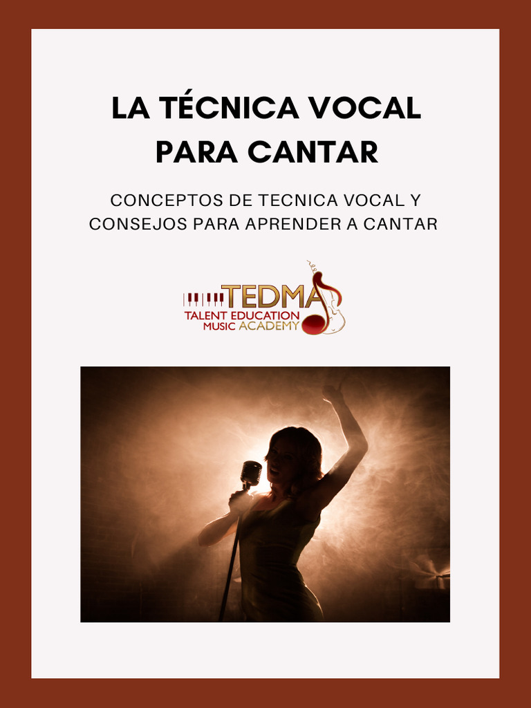 La Técnica Vocal para Cantar | PDF