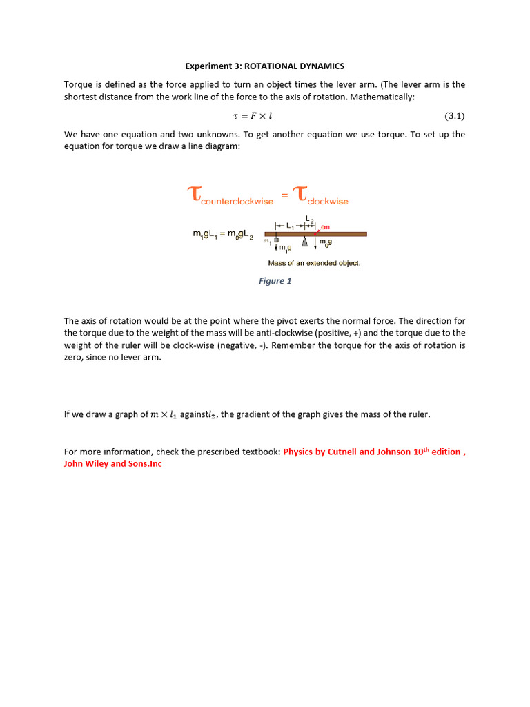 Rotational Dynamics | PDF