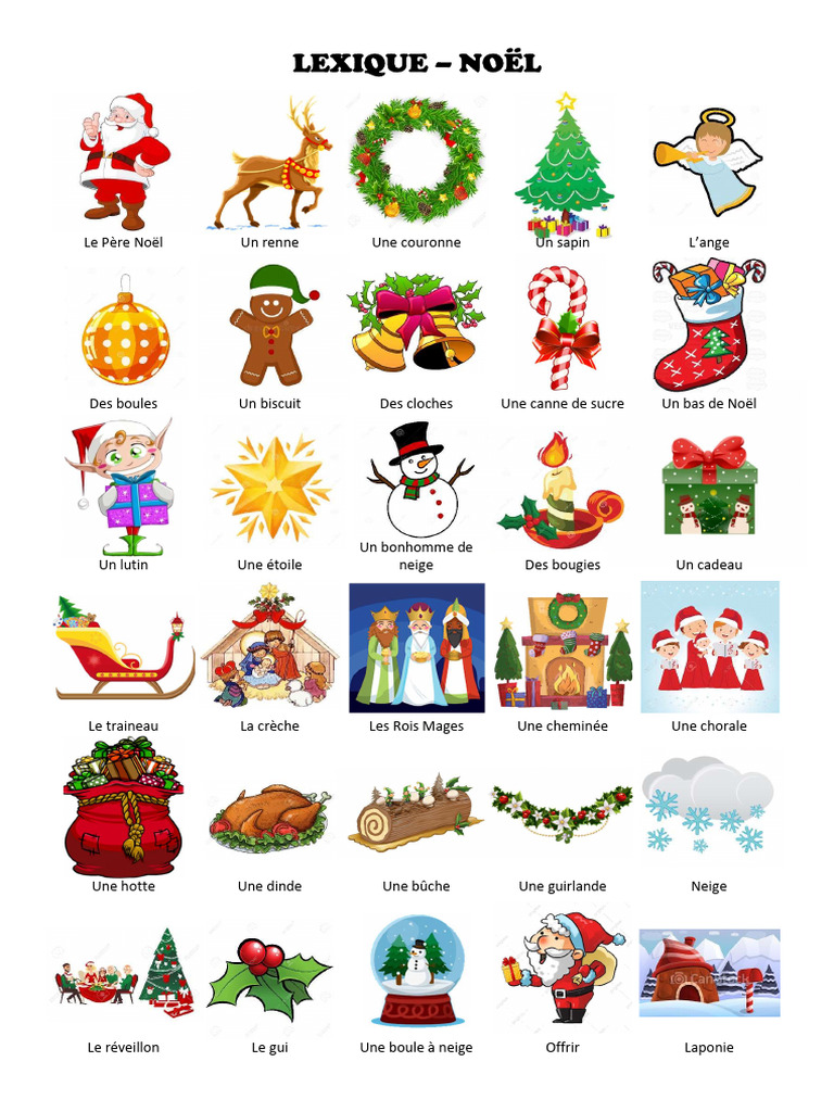 Lexique Noël | PDF