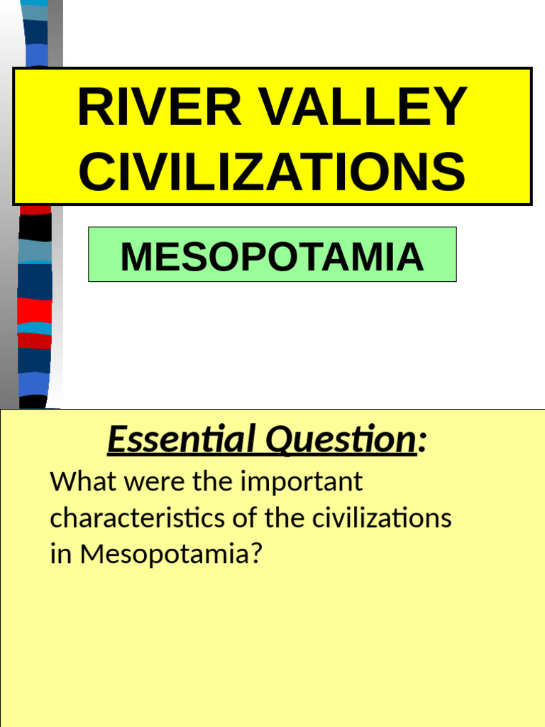 River Valley Civilizations Presentation | PDF