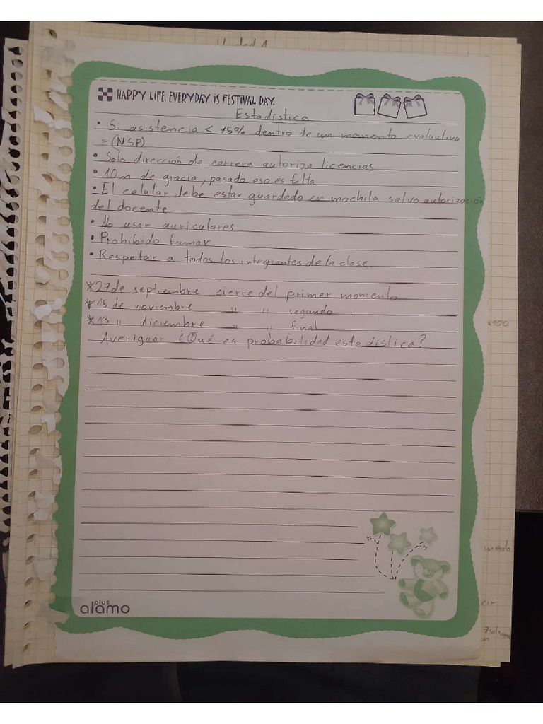 Notas de Clase (David) | PDF