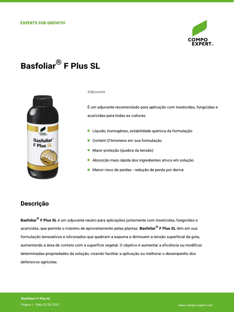 Basfoliar F Plus SL | PDF