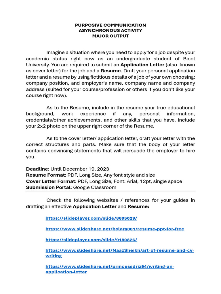 Asynchronous Activity | PDF