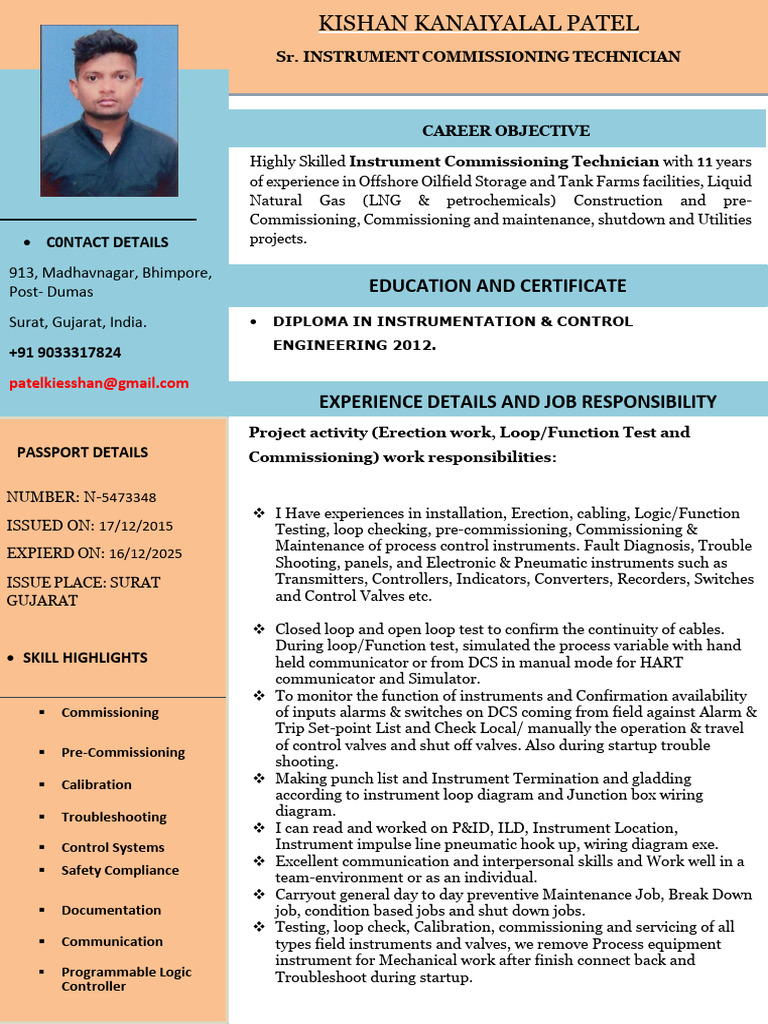 Kishan Patel CMM | PDF