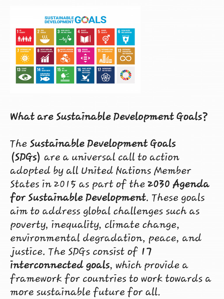 SDGS | PDF