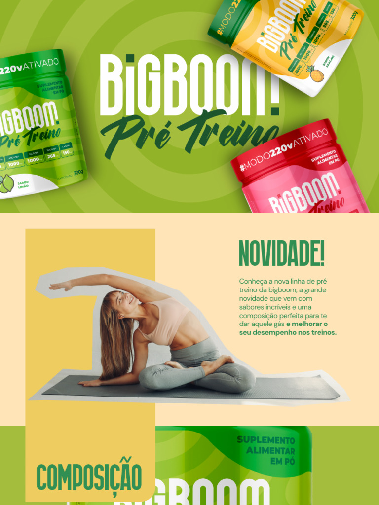 Pré Treino BigBoom | PDF