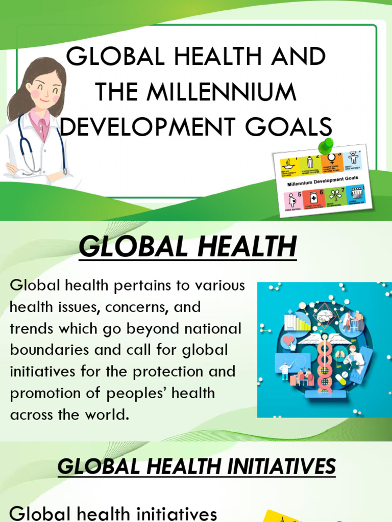 Global Health and The Millennium Development Goals | PDF