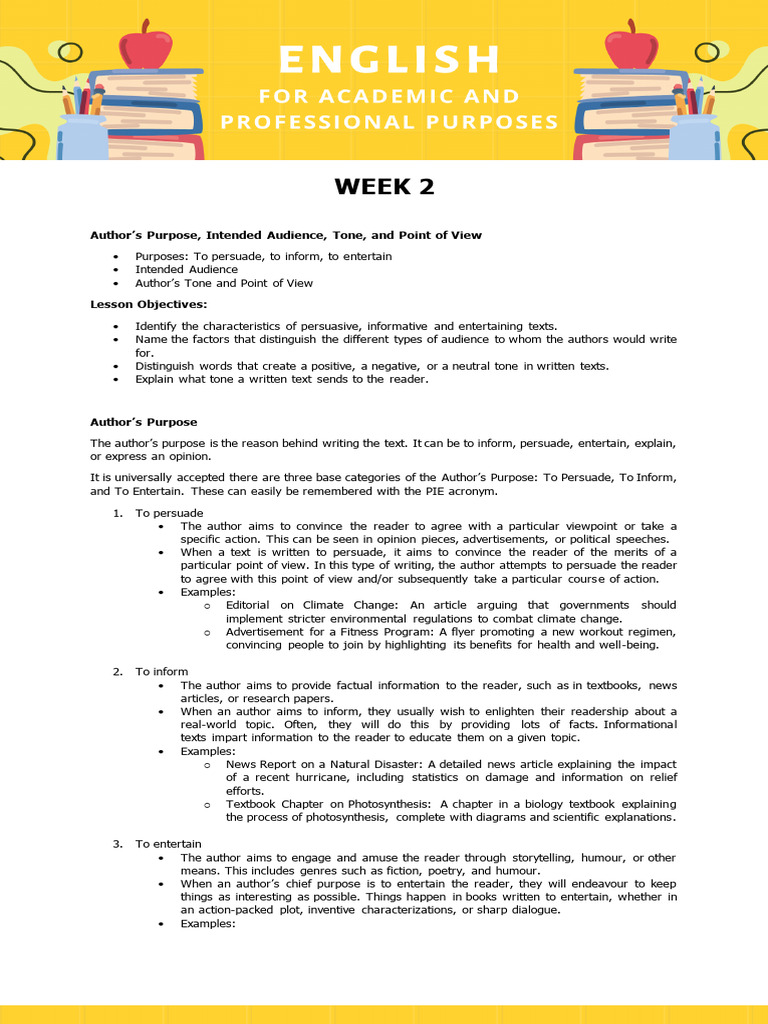 Week 2 - Eapp | PDF