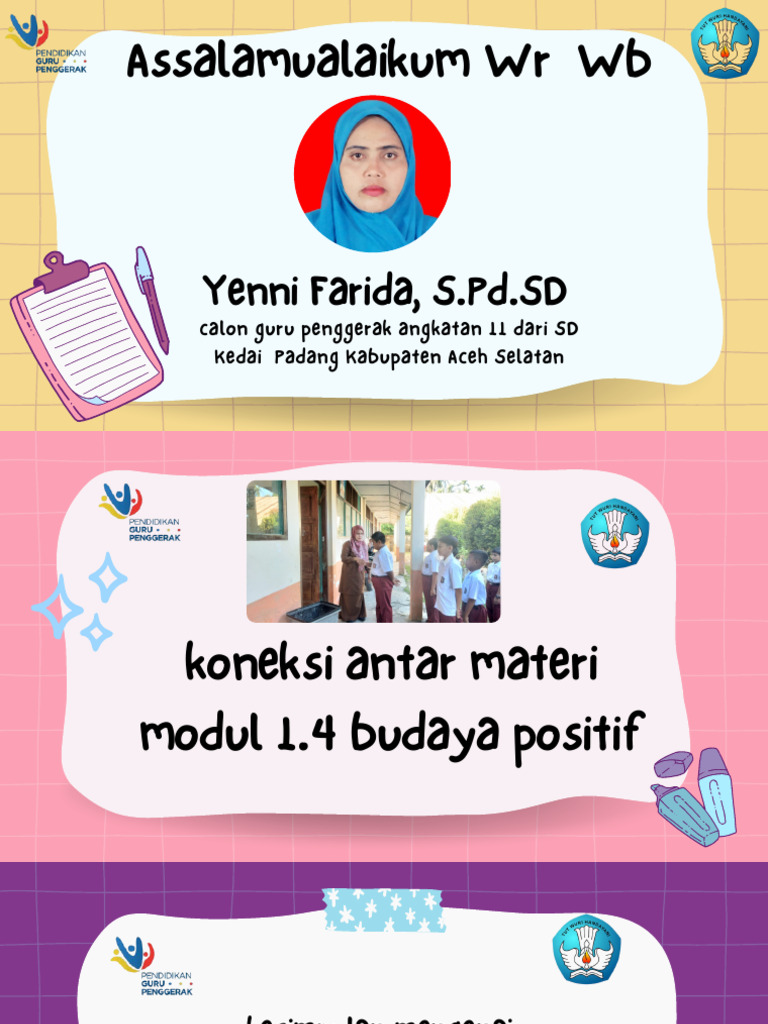 Koneksi Antar Materi 1.4 Yenni Farida | PDF