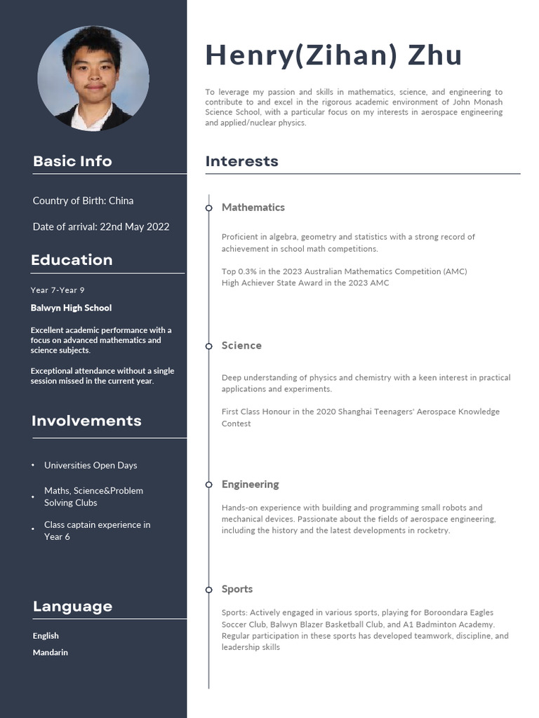 Black White Minimalist CV Resume | PDF