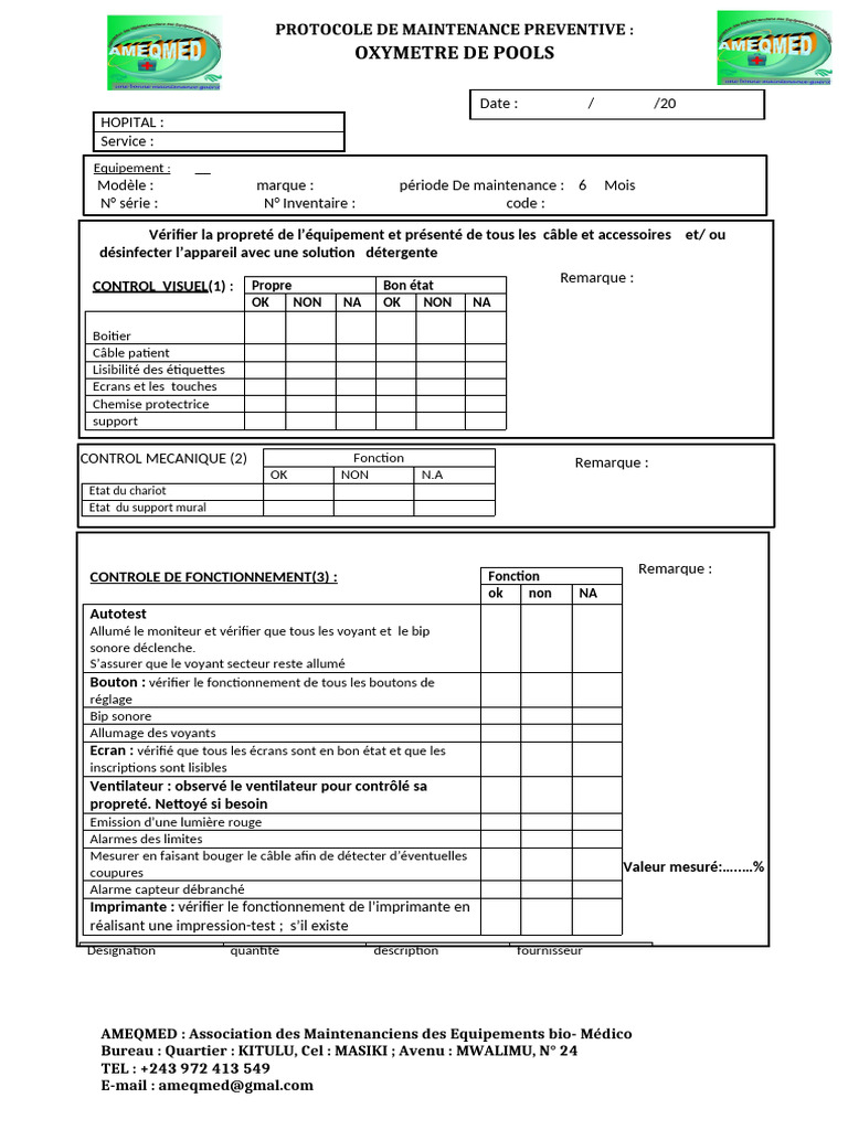 Oxymètre de Pools | PDF