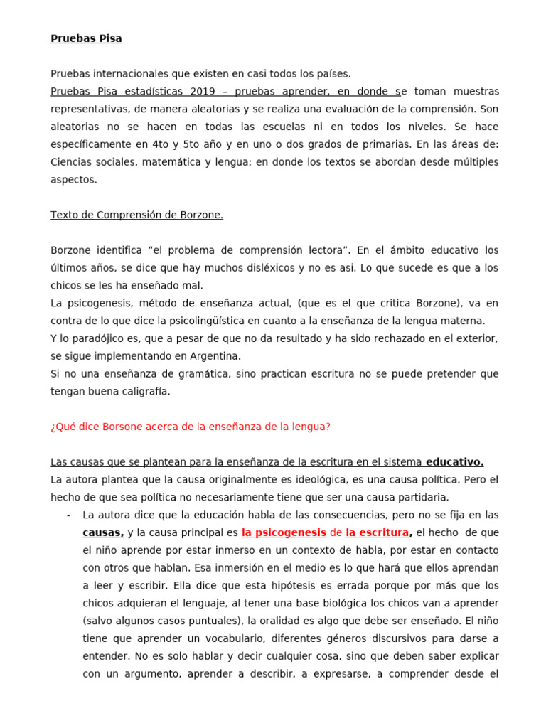 Crítica a la Psicogénesis en Educación | PDF | Language Arts & Discipline