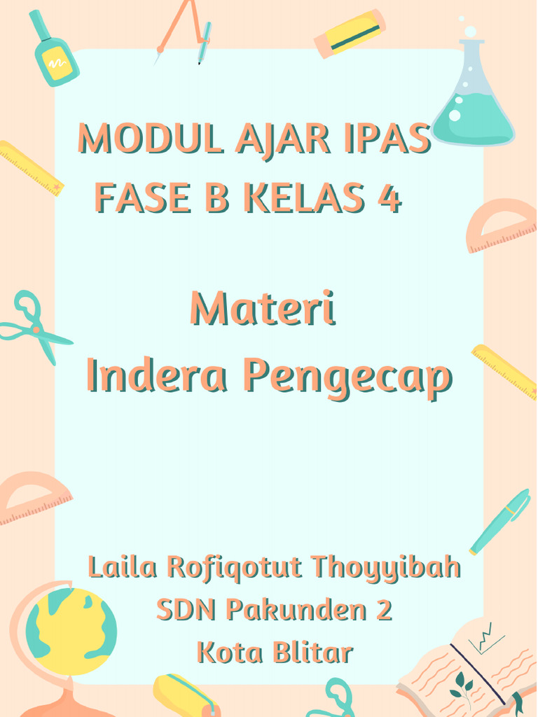 Ma Ipas Fase B Kls 4 Indera Pengecap | PDF | Karier & Perkembangan