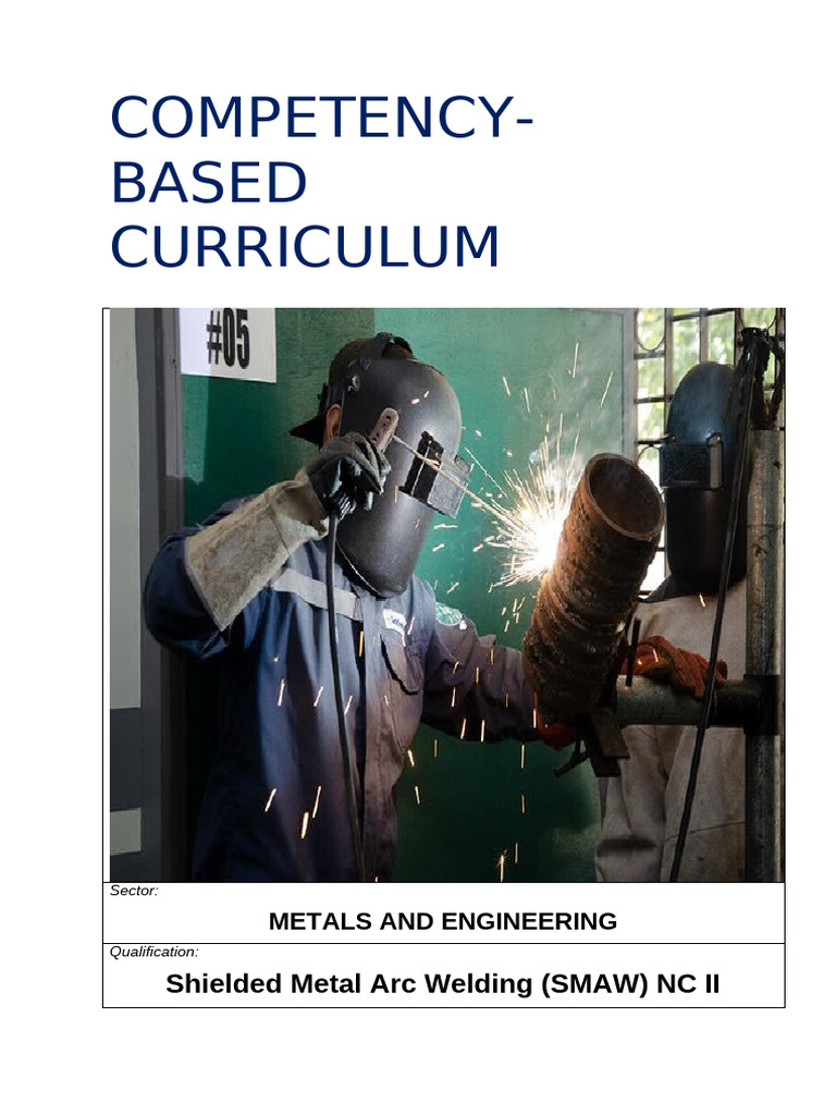 CBC Shielded Metal Arc Welding NC II | PDF
