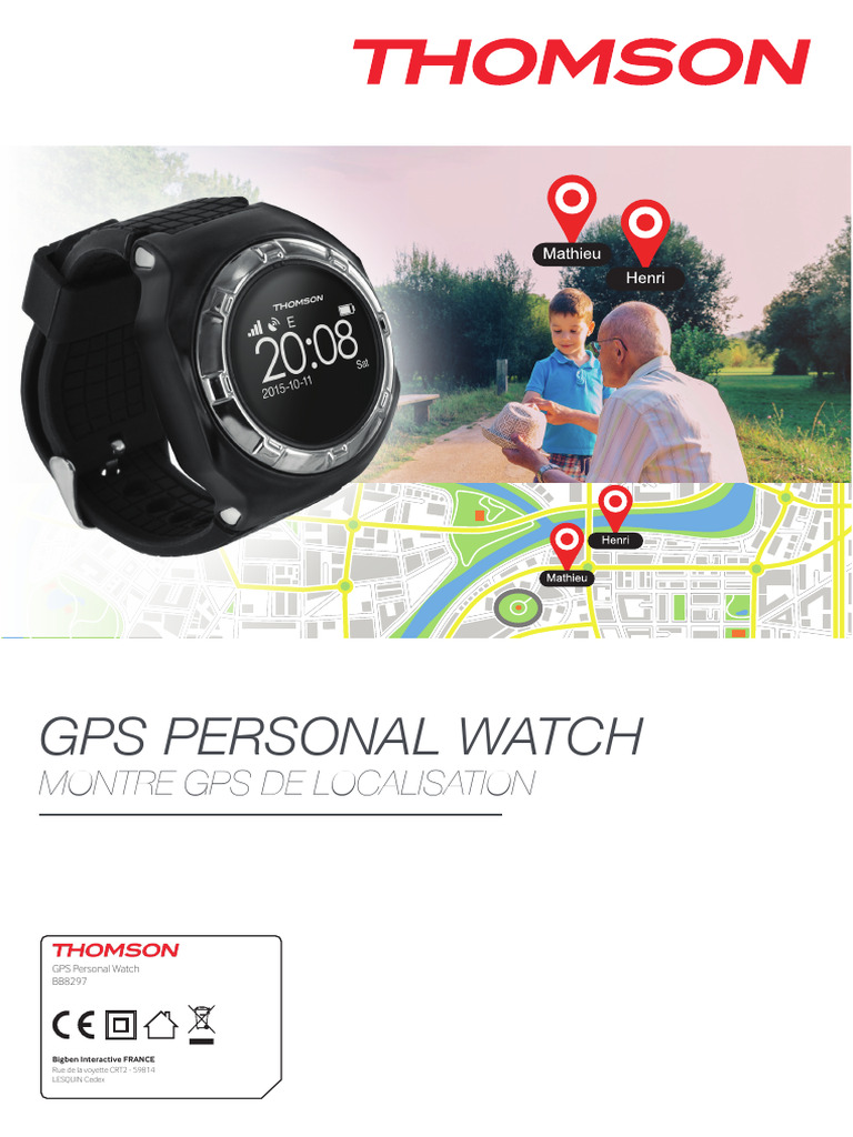 Manual-Ib TH Personal Watch - FR | PDF