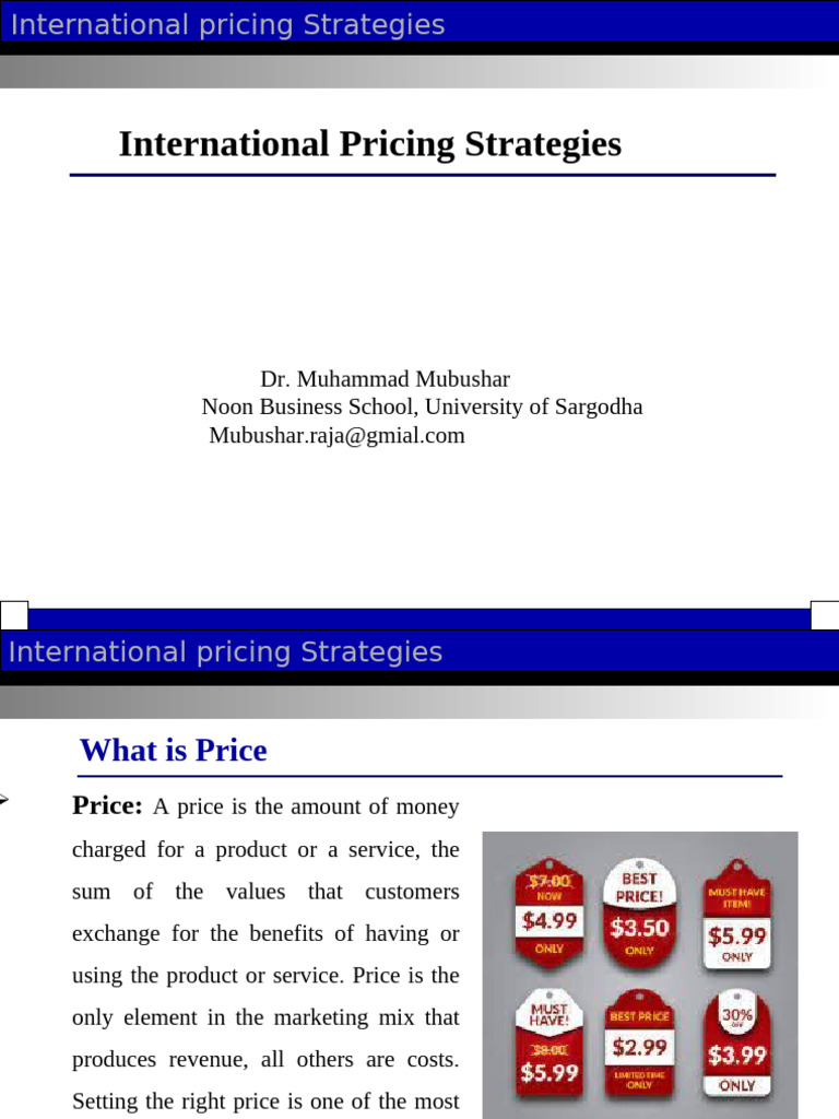 Pricing Strategies | PDF