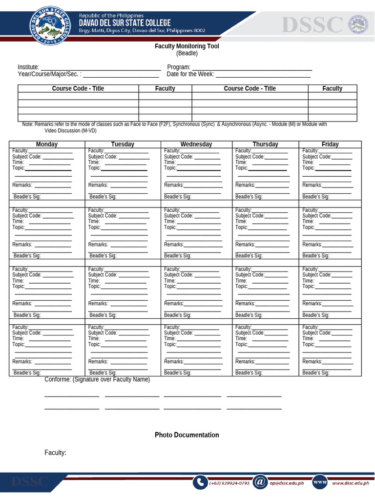 Faculty Monitoring Tool Beadle 1 | PDF