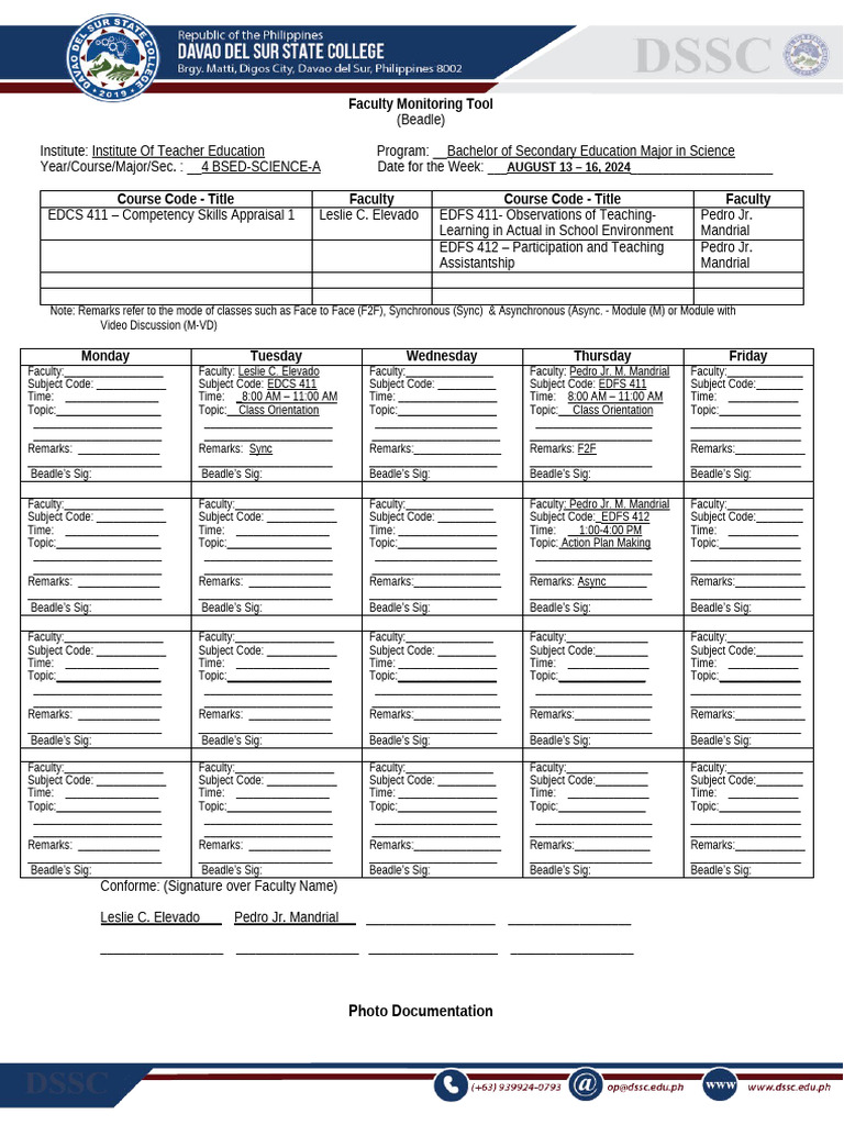 4 SCI A- Class Monitoring | PDF