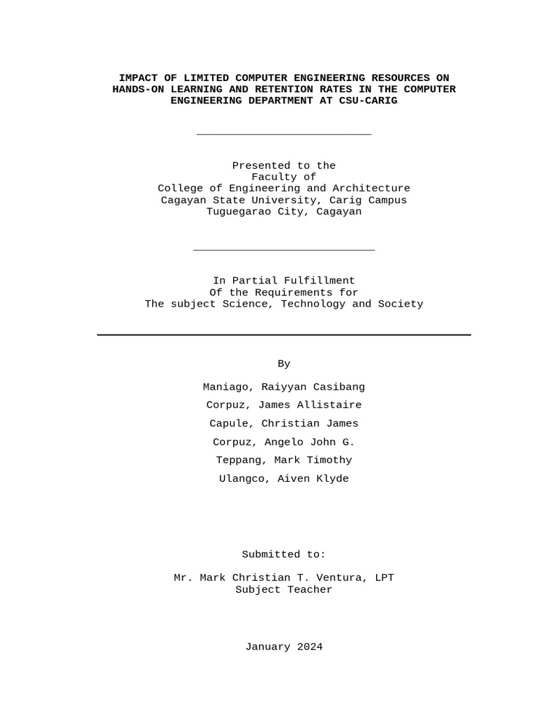 STS Final Research Proposal | PDF | Survey Methodology | Computer Network