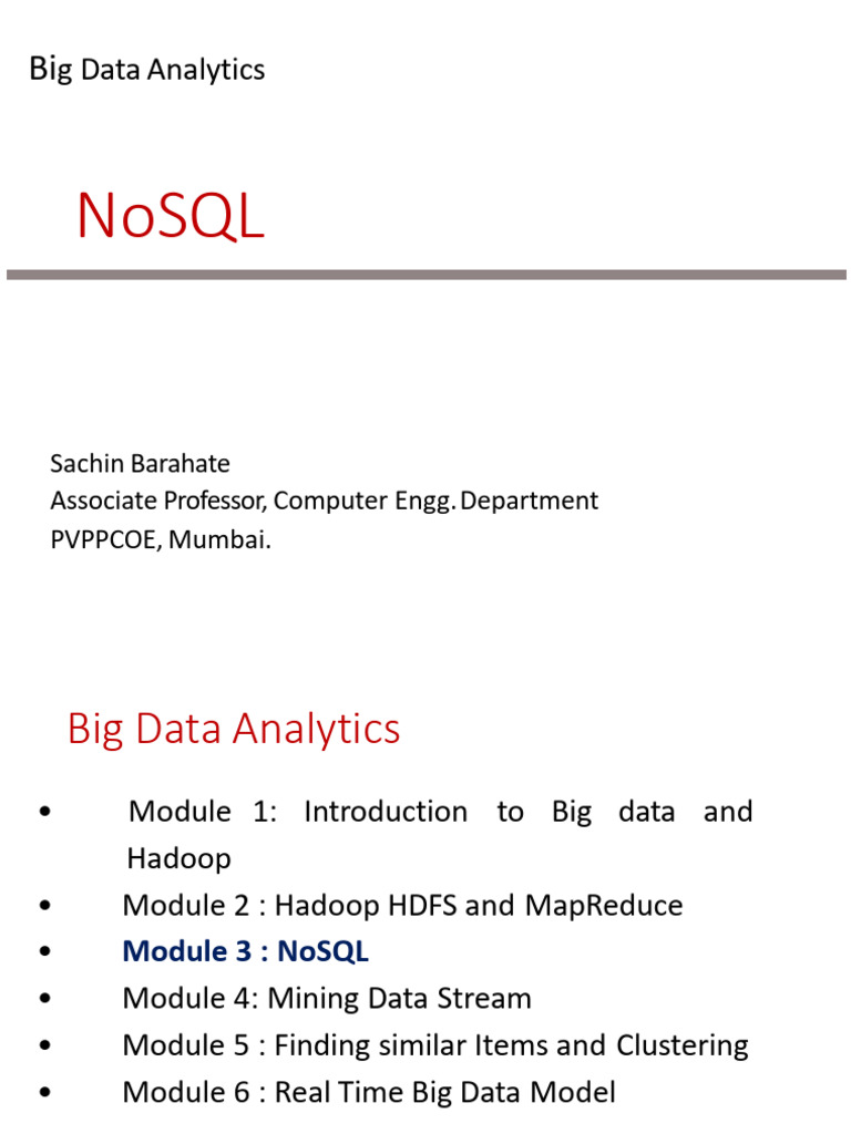 Module 3 NoSql | PDF