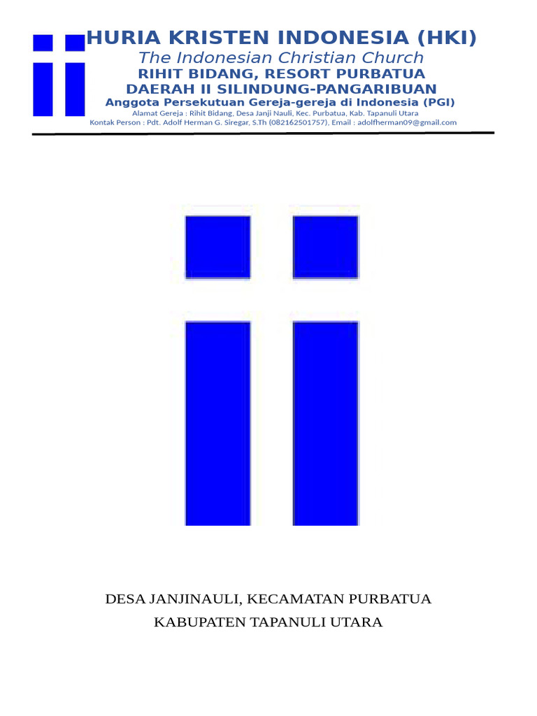 Kop HURIA KRISTEN INDONESIA | PDF