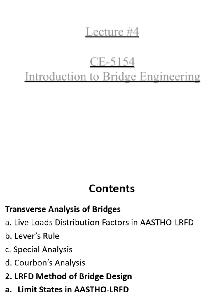 Bridge Design Example | PDF | Fatigue (Material) | Strength Of Materials
