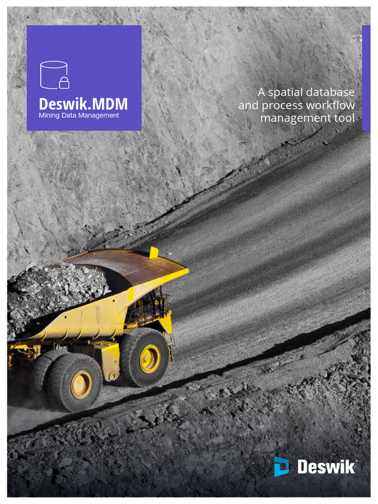 Deswik MDM-brochure | PDF