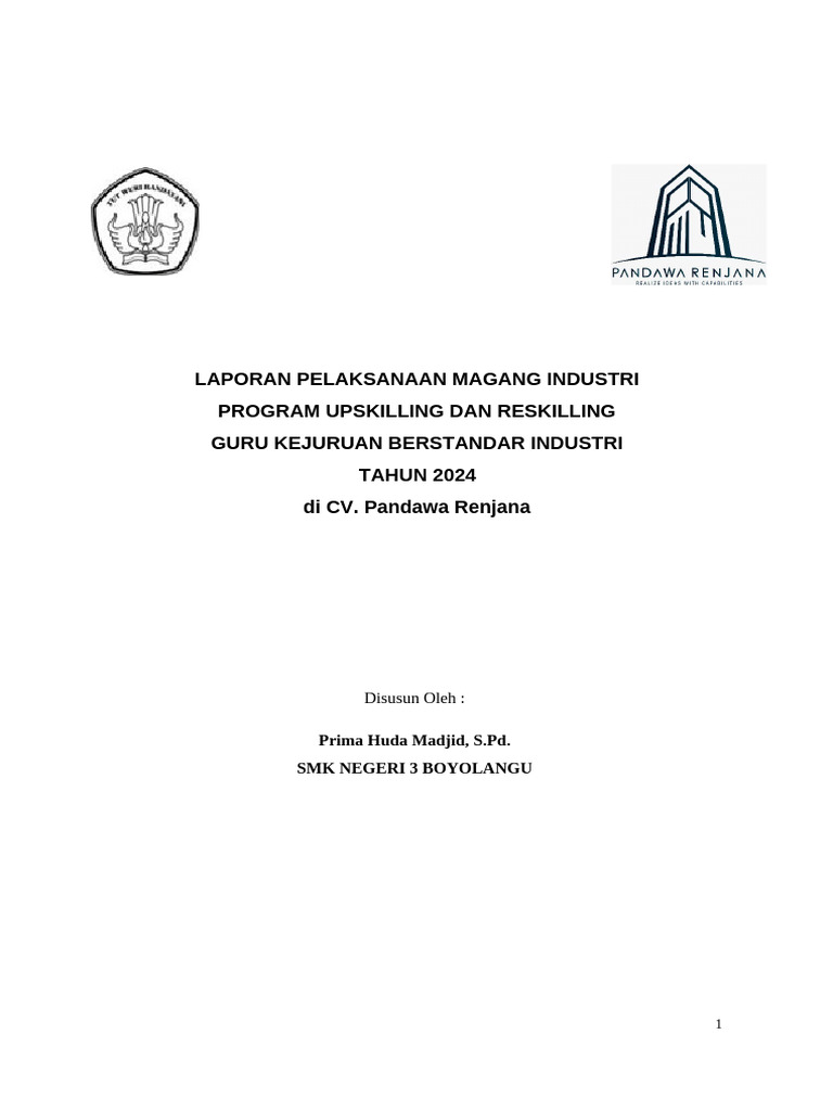Laporan Magang Boe | PDF
