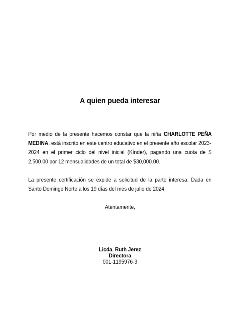 A Quien Pueda Interesar 061 | PDF