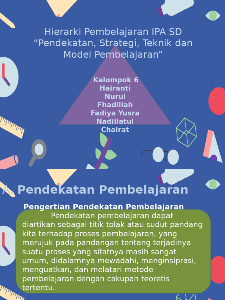 Hierarki Pembelajaran IPA SD | PDF