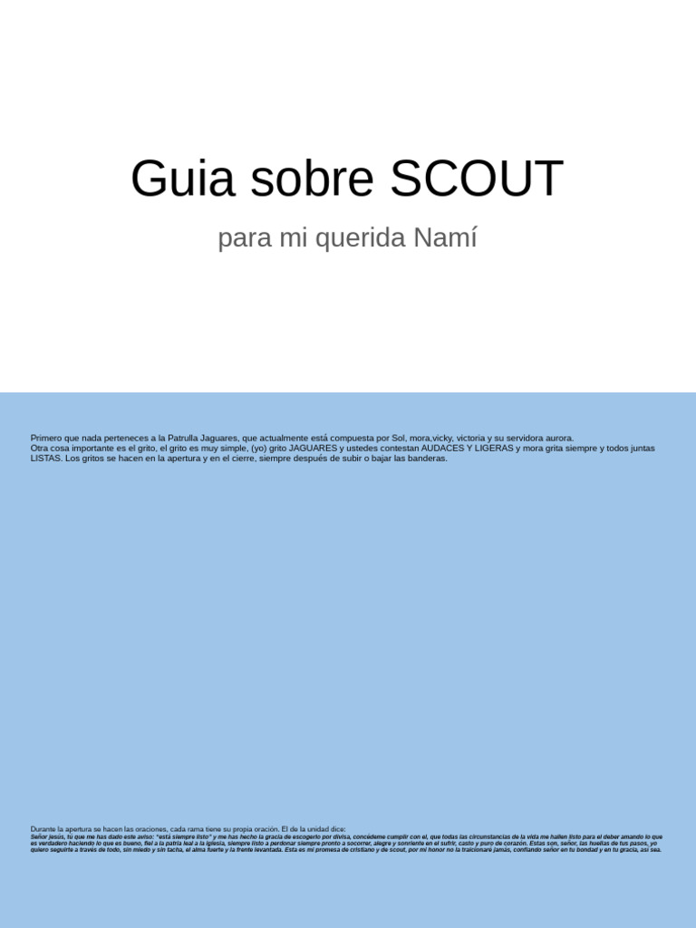 Guia Sobre SCOUT | PDF
