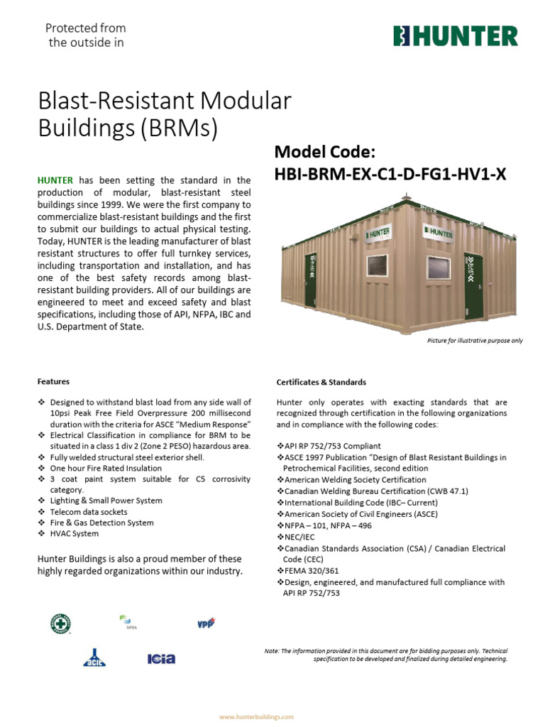 Hunter HBI-BRM-EX-C1-D-FG1-HV1-X - Datasheet | PDF | Building ...