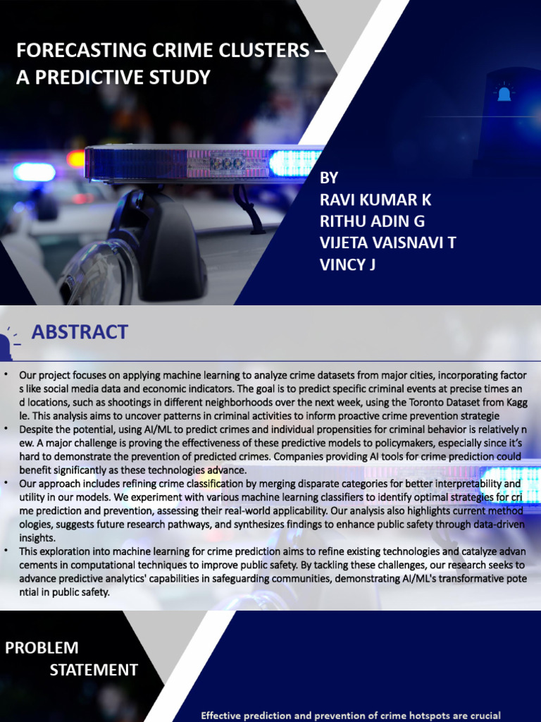 Crime Hotspot Prediction | PDF | Machine Learning | Business