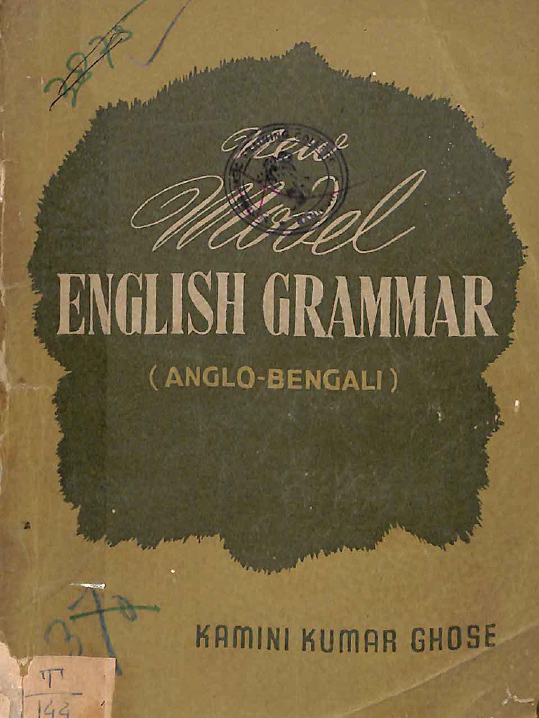 New Model English Grammar Anglo Bengali | PDF