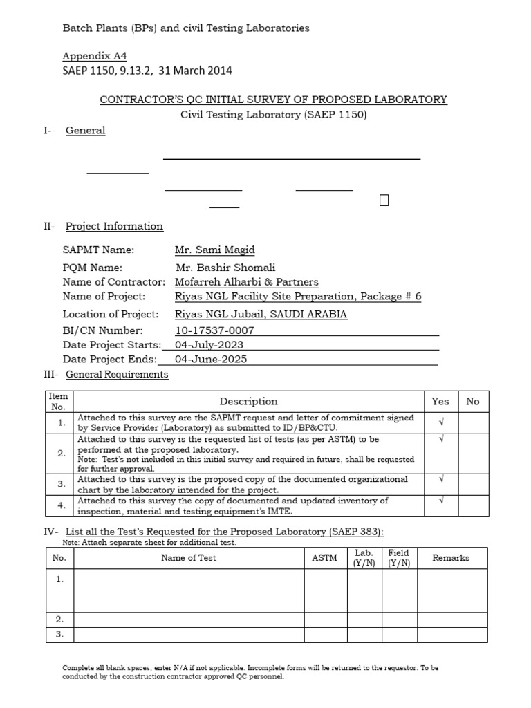 Pre Qualifiqation ATECO | PDF