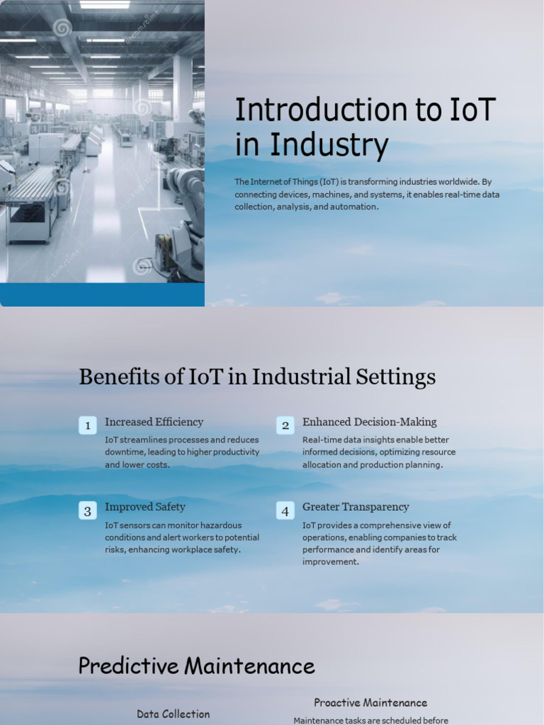 Introduction To IoT in Industry | PDF | Internet Of Things | Automation
